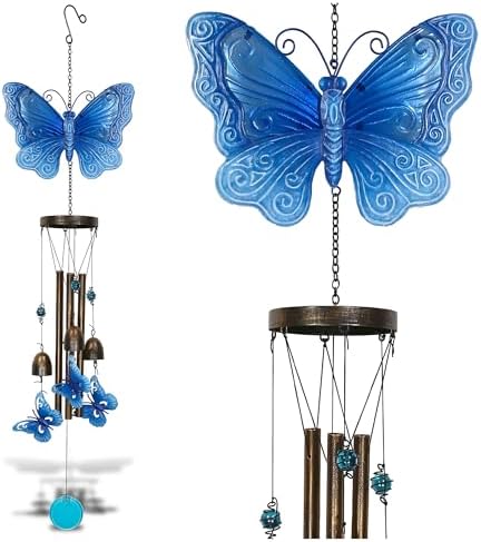 Amazon.com : CoTa Global Ladybug Wind Chime - Handmade Glass and Metal ...