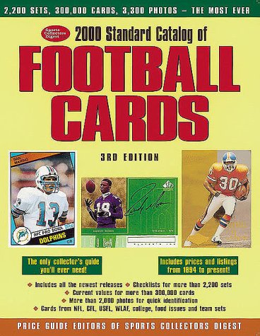 2000 Standard Catalog of Football Cards (Standard Catalog of Football ...