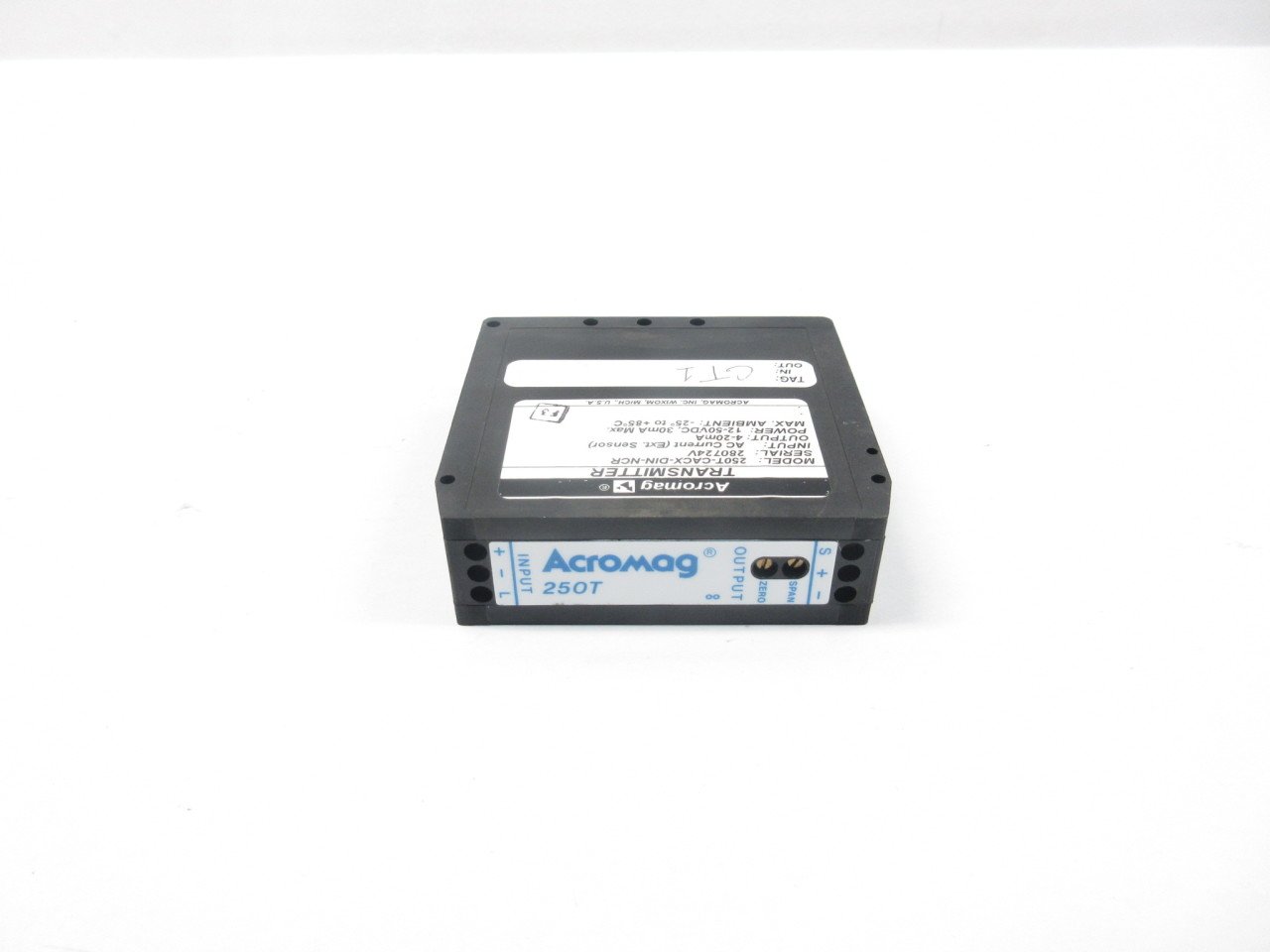 ACROMAG 250T-CACX-DIN-NCR AC Voltage Current Transmitter Converter ...