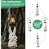 Amazon.com: VChymm Solar Garden Statue Rabbit Figurine-19.3 inches ...