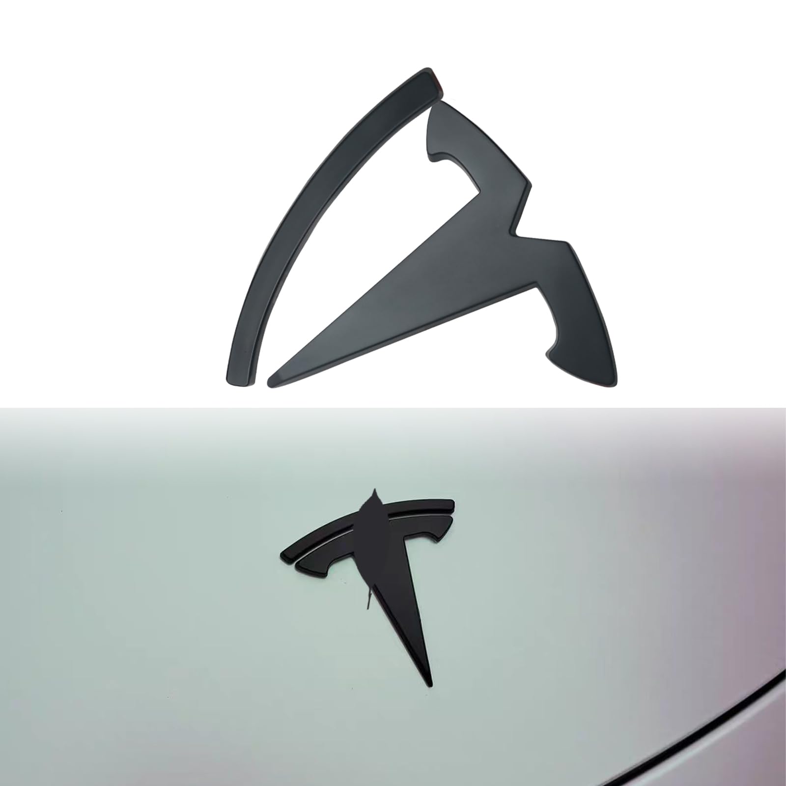 Amazon.com: YHCDSEA for Model 3 Emblem Sticker Cover, fit for Tesla ...