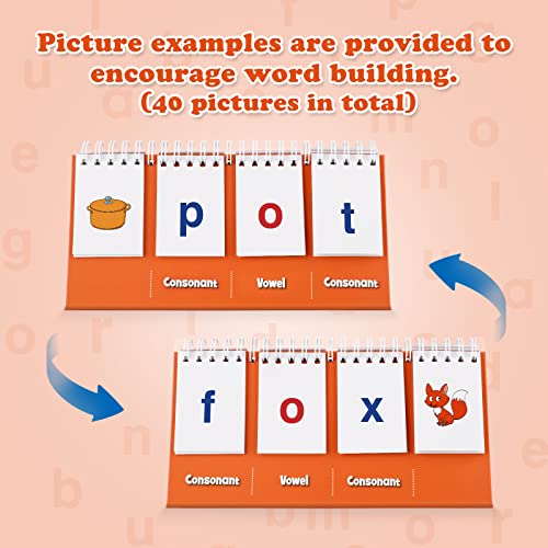 Snapklik.com : CVC Word Builder,Phonics Games Flash Cards For Preschool ...
