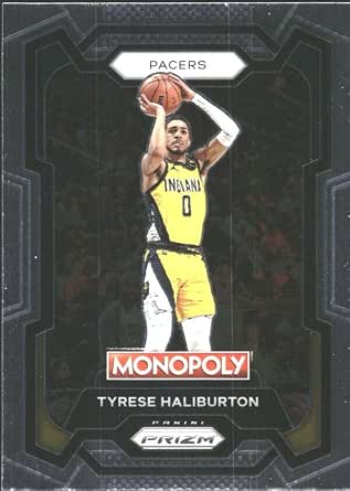 Amazon.com: 2023-24 PANINI PRIZM MONOPOLY #34 TYRESE HALIBURTON INDIANA ...