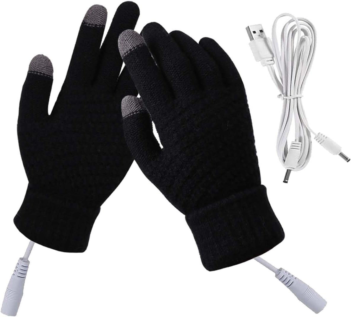 Amazon.com: USB Heated Gloves for Women and Men,Heating Pattern ...