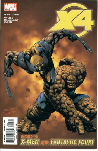 X4 - X-Men & Fantastic Four #4 (Marvel Comics): Akira Yoshida, Pat Lee ...