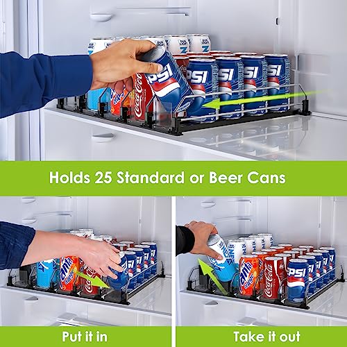 Mutool Automatic Can Dispenser for Refrigerator, 5 Rows Width ...