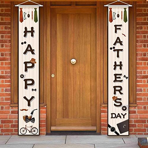 Amazon.com: Happy Father Day Banner Decorations-Happy Father Day ...