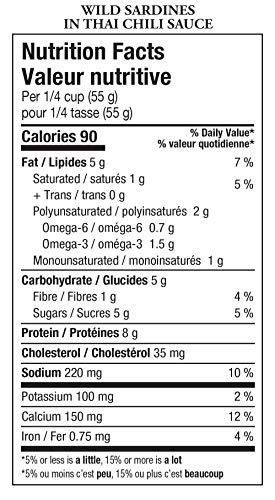 Gold Seal Sardines sauvages en sauce chili thaïlandaise – 125 g, 12 ...