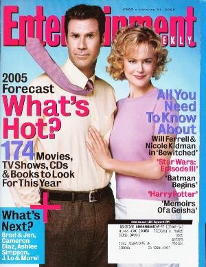 Entertainment Weekly Magazine - January 21, 2005: Will Ferrell & Nicole ...