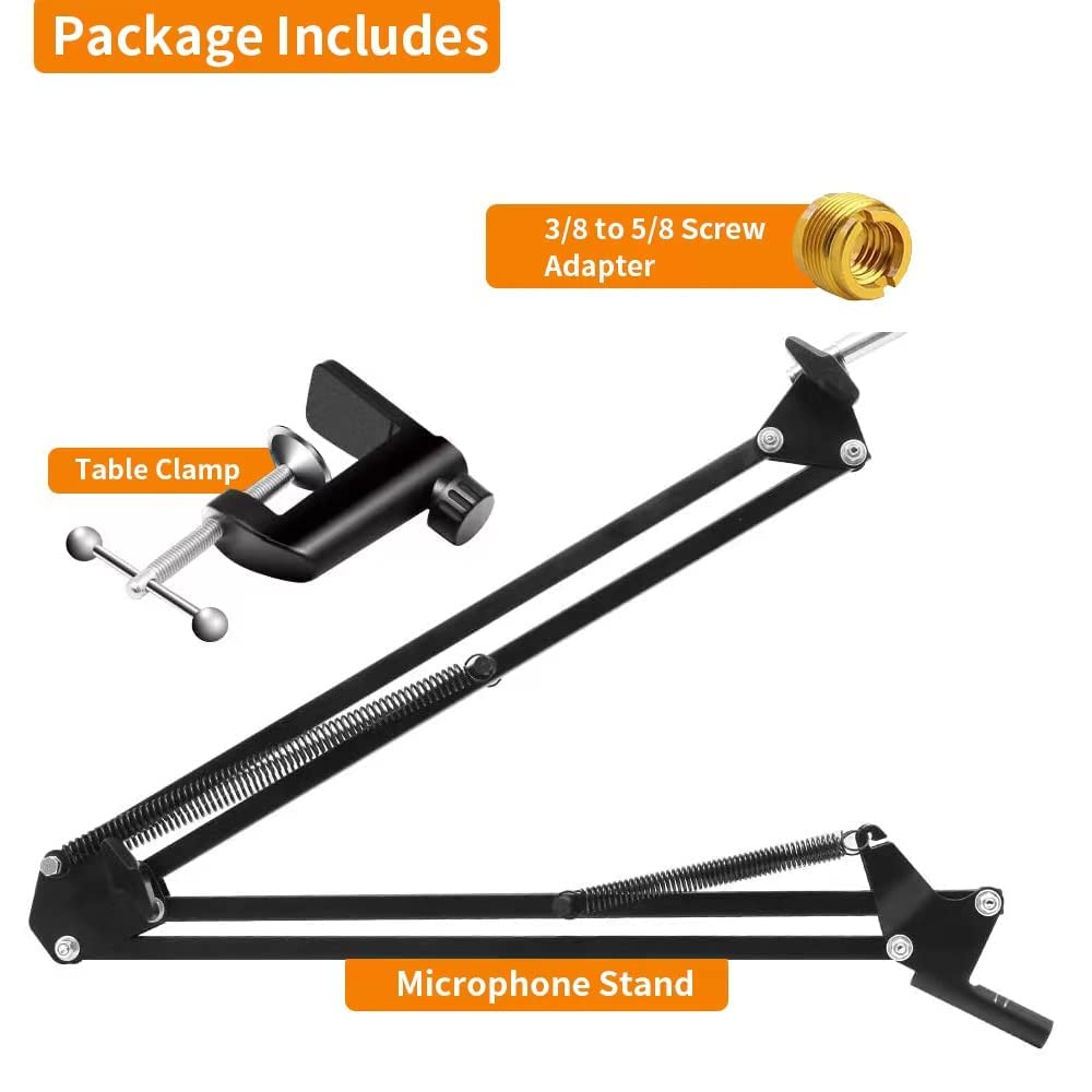 Snapklik.com : Quadcast Boom Arm - Heavy Duty Adjustable Gaming ...