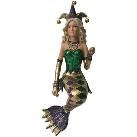 Amazon.com: December Diamonds Miss Flamingo Mermaid Christmas Ornament ...