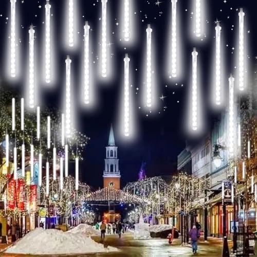Amazon.com: Violetfox Luces de Navidad para exteriores, luces de lluvia ...