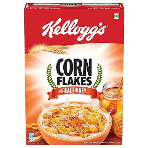 Kellogg's Cornflakes Real Honey 300g | High in Iron, Vitamin B1, B2, B3 ...