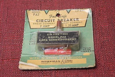 Workman Electronic Model FA2 Fail Safe Circuit Breaker 1.25A Carry ...