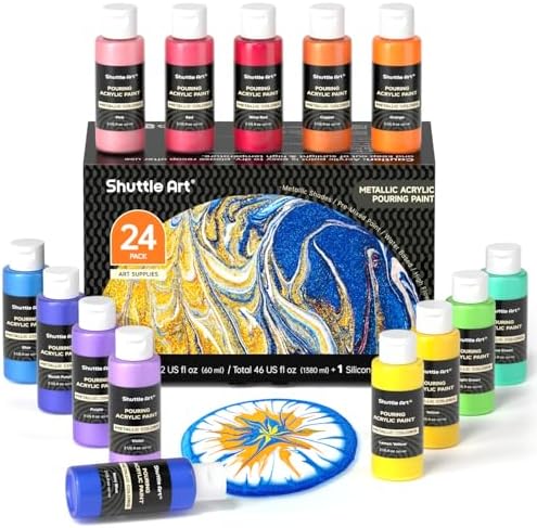 Amazon.com: Nicpro Acrylic Pouring Kit, Artist Starter Supplies ...