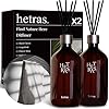 Amazon.com: hetras Premium Reed Diffuser Set 16.9 fl.oz. 2 Pack | White ...