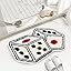 Amazon.com: Dice Rug - 31"X23" Cool Carpet Non-Slip Flocking Floor Bath ...