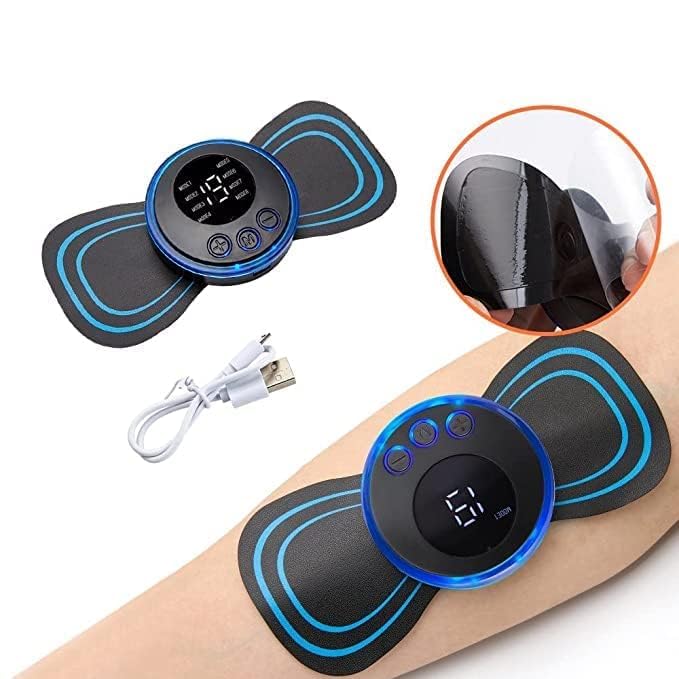 Body Massager,Wireless Portable Neck Massager with 8 Modes and 19 ...