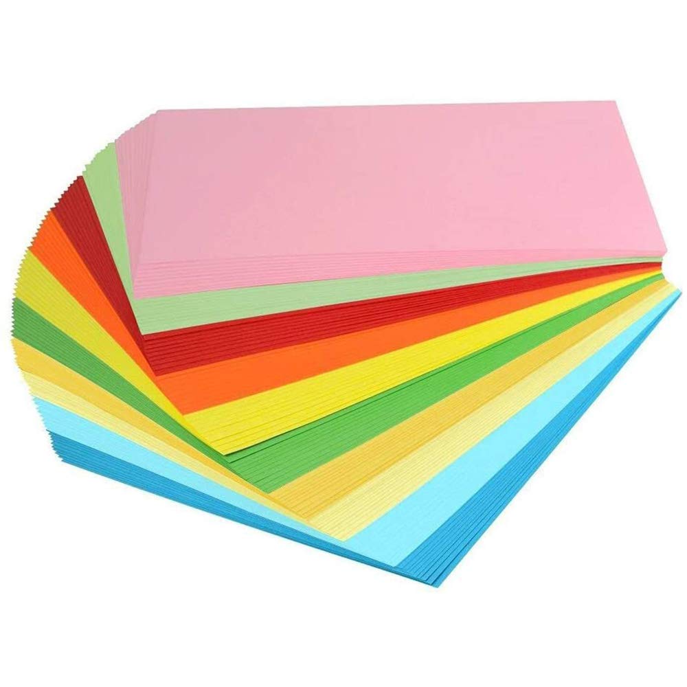 Risma Fogli Colorati A4 Carta Origami 200 Fogli 20x20cm - Doppia Faccia ...