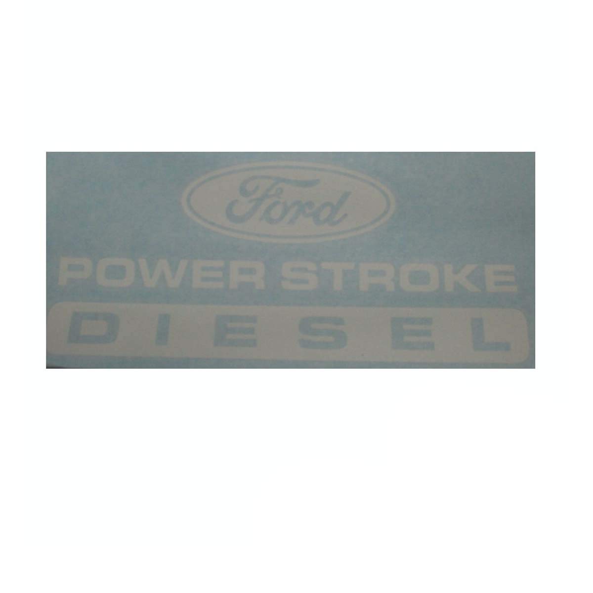 Amazon.com: Ford Powerstroke Diesel Vinyl Decal Window Sticker White ...