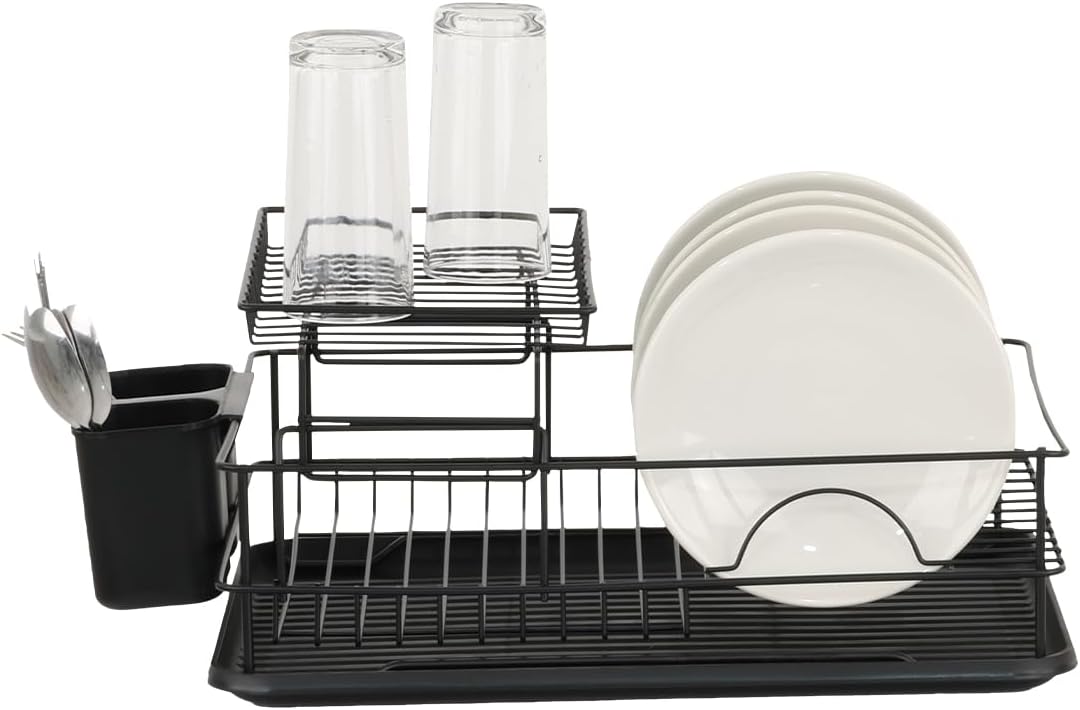 GAON. Escurridor de Trastes de Acero Inoxidable para Encimera de Cocina ...