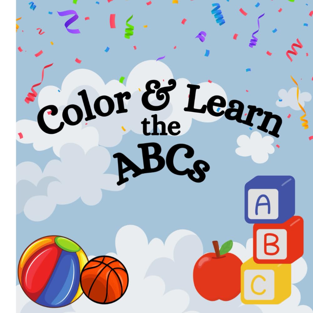 Coloring and learning the ABCs: Educational coloring pages with ...