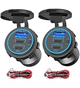 PD 30W USB C 12V Steckdose: Schalter Panel DC 12 Volt Auto Typ C Buchse ...