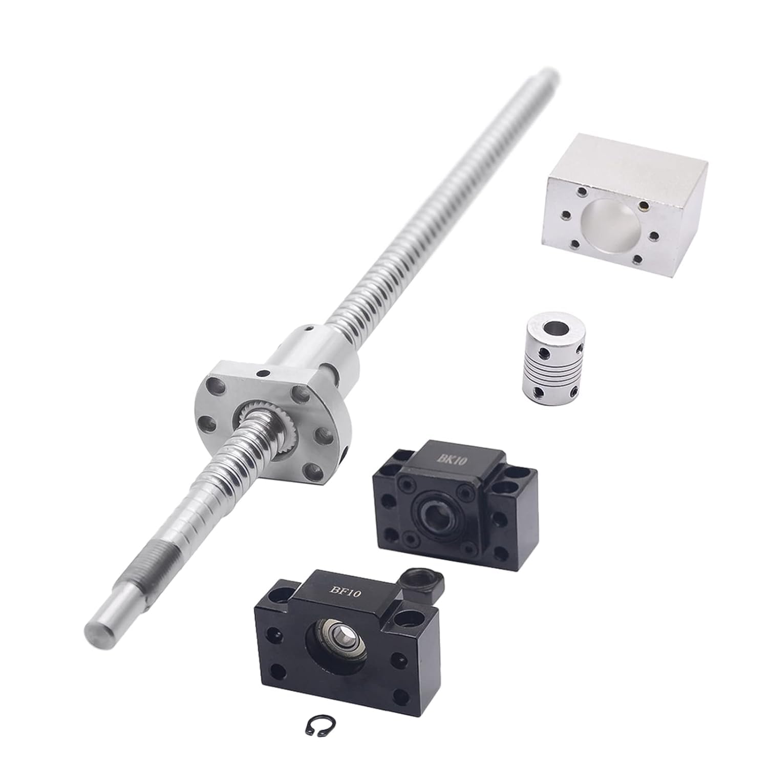 Snapklik.com : 300mm Ball Screw RM1204 SFU1204 (End Processing)