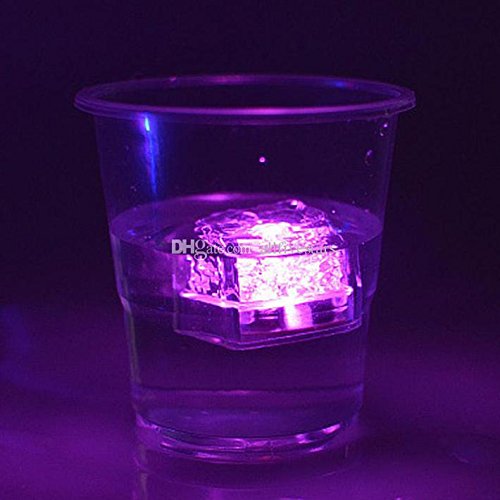 Abtrix 12 PC FLASH WATER INDUCTION POLYCHROME FLASH ICE Led Ice Cubes ...