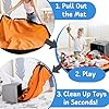 Amazon.com: XL Toy Storage Organizer with Play Mat - Storage Bag/Box ...