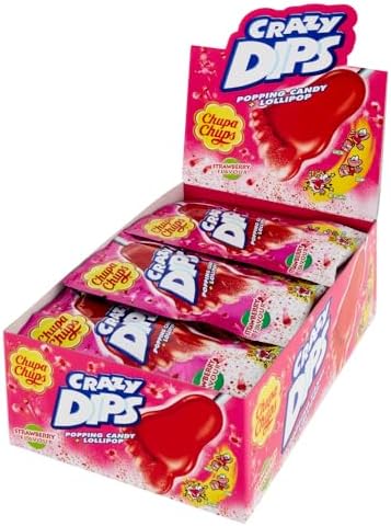Amazon.com: Chupa Chups Crazy Dip "Strawberry" 11.85OZ/336G : Todo lo demás