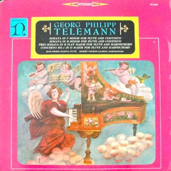 Georg Phillipp Telemann - Sonatas For Flute and Harpsichord, Rampal ...