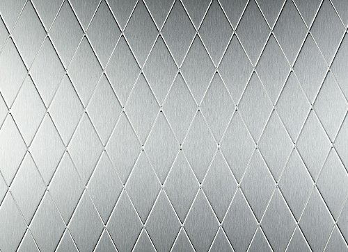 Amazon.com: Rigidized Diamond Pattern Brushed Satin Textured Stainless ...