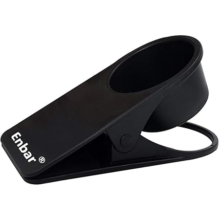 Amazon.com: YOY Drink Cup Holder Clip - Table Desk Side Water Glass ...