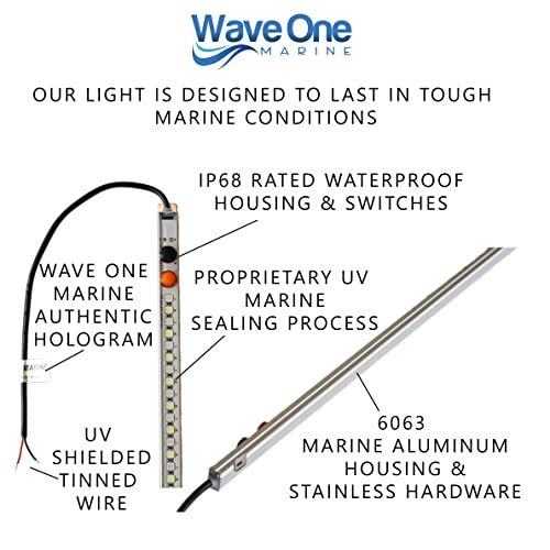 Snapklik.com : Wave One Marine Dual Color T-Top LED Light