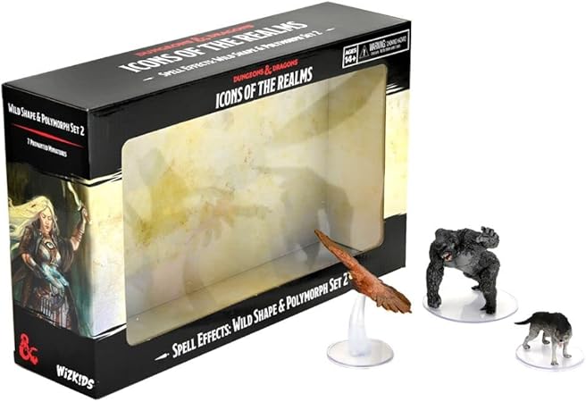 Amazon.com: D&D Icons of the Realms: Wild Shape & Polymorph Set 2 ...