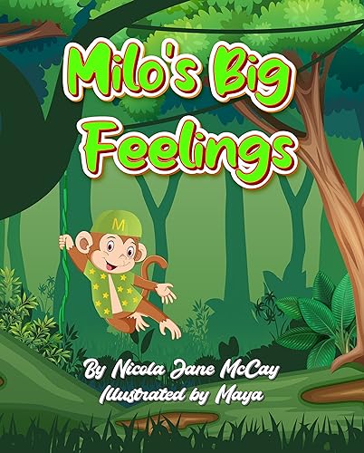 Amazon.co.jp: Milo's Big Feelings: A Playful Monkey's Journey Through ...