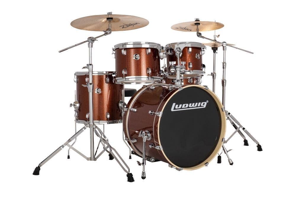 Amazon.com: Ludwig Element Evolution 5-piece Complete Drum Set with ...