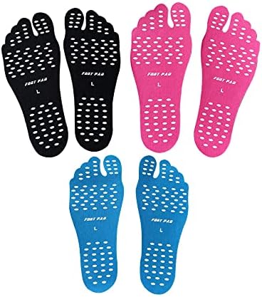 Amazon.com: Beach Foot Pads Barefoot Adhesive Invisible Shoes Stick on ...