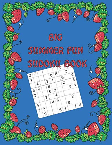 Big Summer Fun Sudoku Book: 101 Number Large Grids for Children, Adults ...