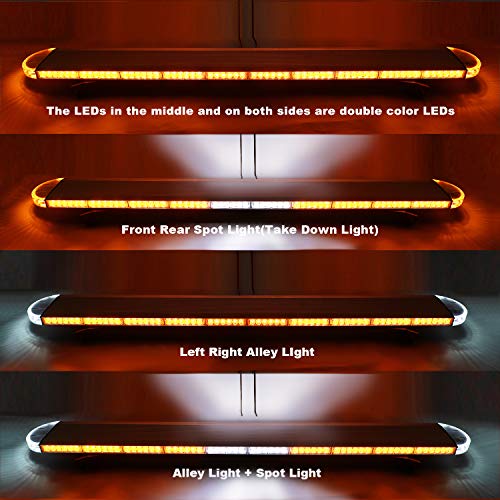 Snapklik.com : 48 3 Watt LED Low Profile Roof Mount Emergency Warning ...