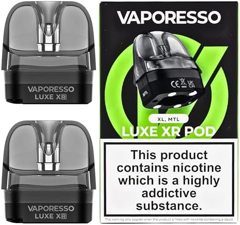 Vaporesso Luxe XR Pod [MTL - XL] 2 Pack - COMPATIBLE WITH: Vaporesso ...