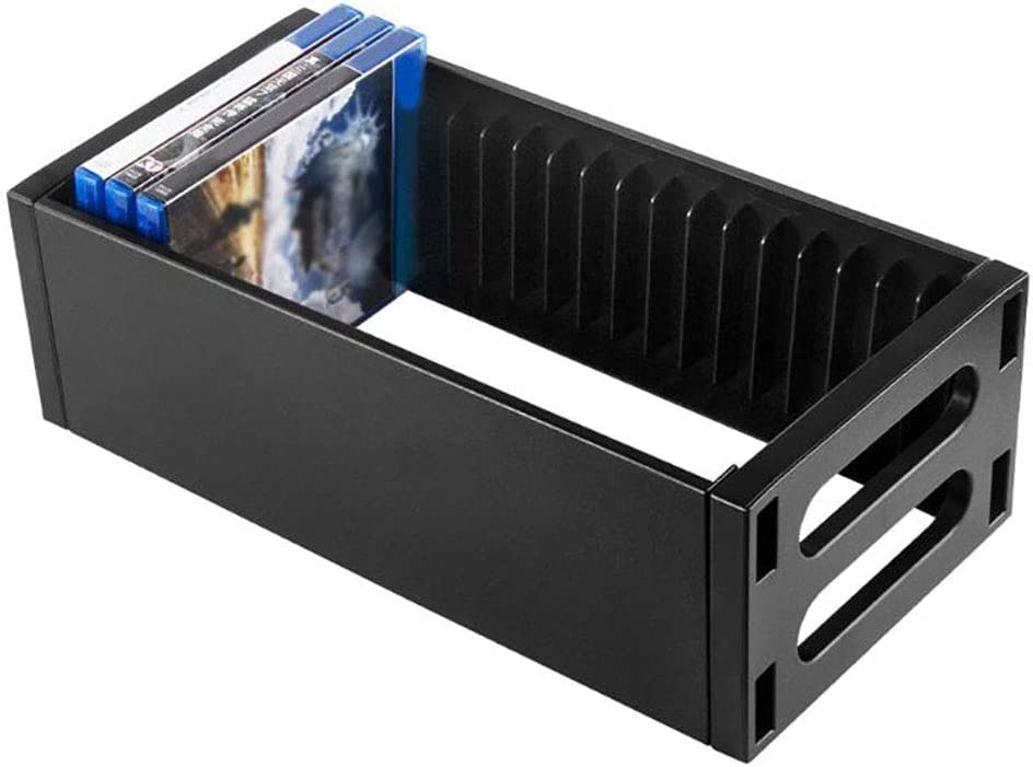 Amazon.com: CD DVD Racks Black Games Disc Storage Rack Tower, Universal ...