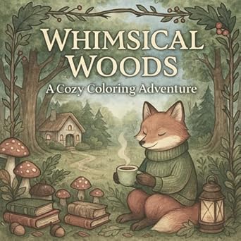 Amazon.com: Whimsical Woods: A Cozy Coloring Adventure: 9798281226653 ...