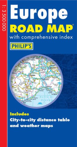 Philip's Europe Road Map (Philip's Road Atlases & Maps): Philip's ...