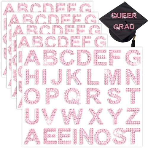 Amazon.com: Locacrystal 34Pcs Rhinestone Letter Stickers Bling Glitter ...
