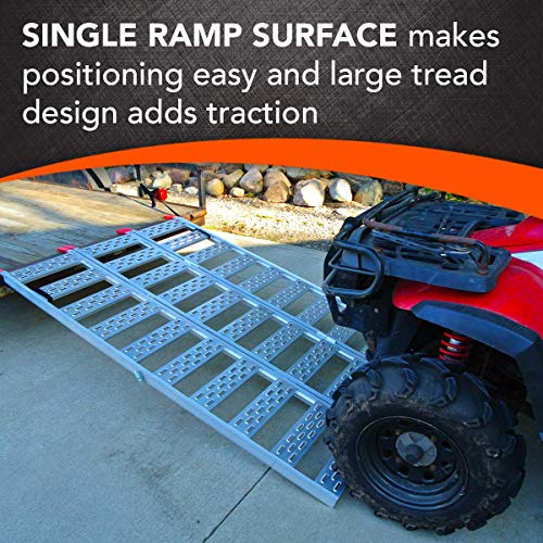 CARGOSMART Aluminum Tri-Fold Ramp with Treads (1pk) – Easily and Safely ...
