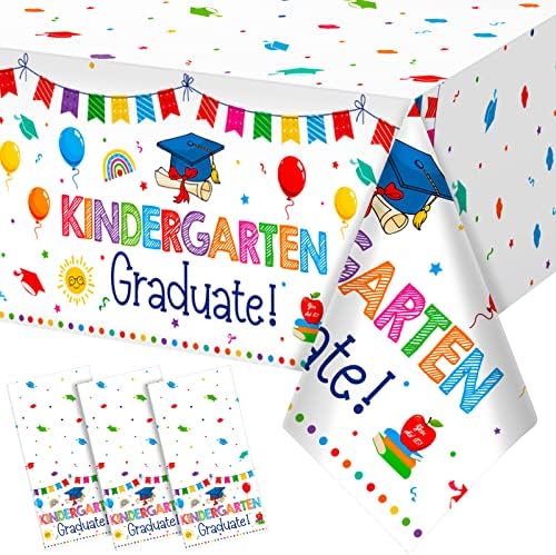 Amazon.com: HOWAF 3 Pieces Preschool Graduate Tablecloths Kindergarten ...