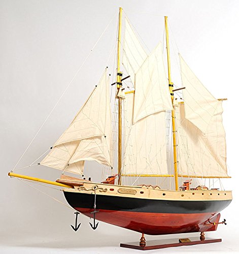 Amazon.com : Schooner Bluenose Ii Wooden Sailing Ship Model 47 ...