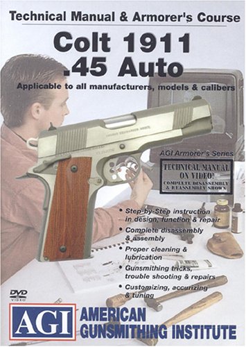Amazon.com: Technical Manual & Armorer's Course Colt 1911 .45 Auto ...